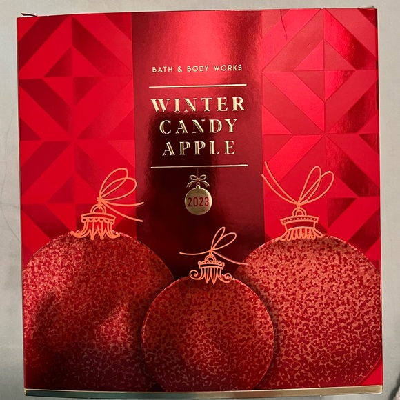 Bath & Body Works | Bath & Body | Winter Candy Apple Gift Set | Poshmark